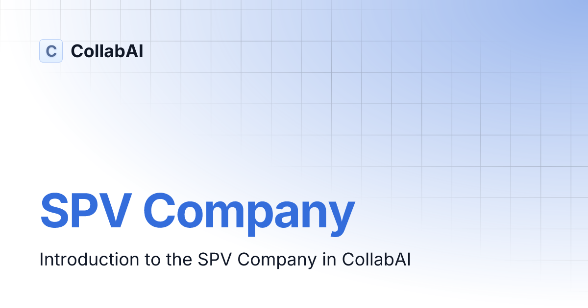 SPV Company | CollabAI